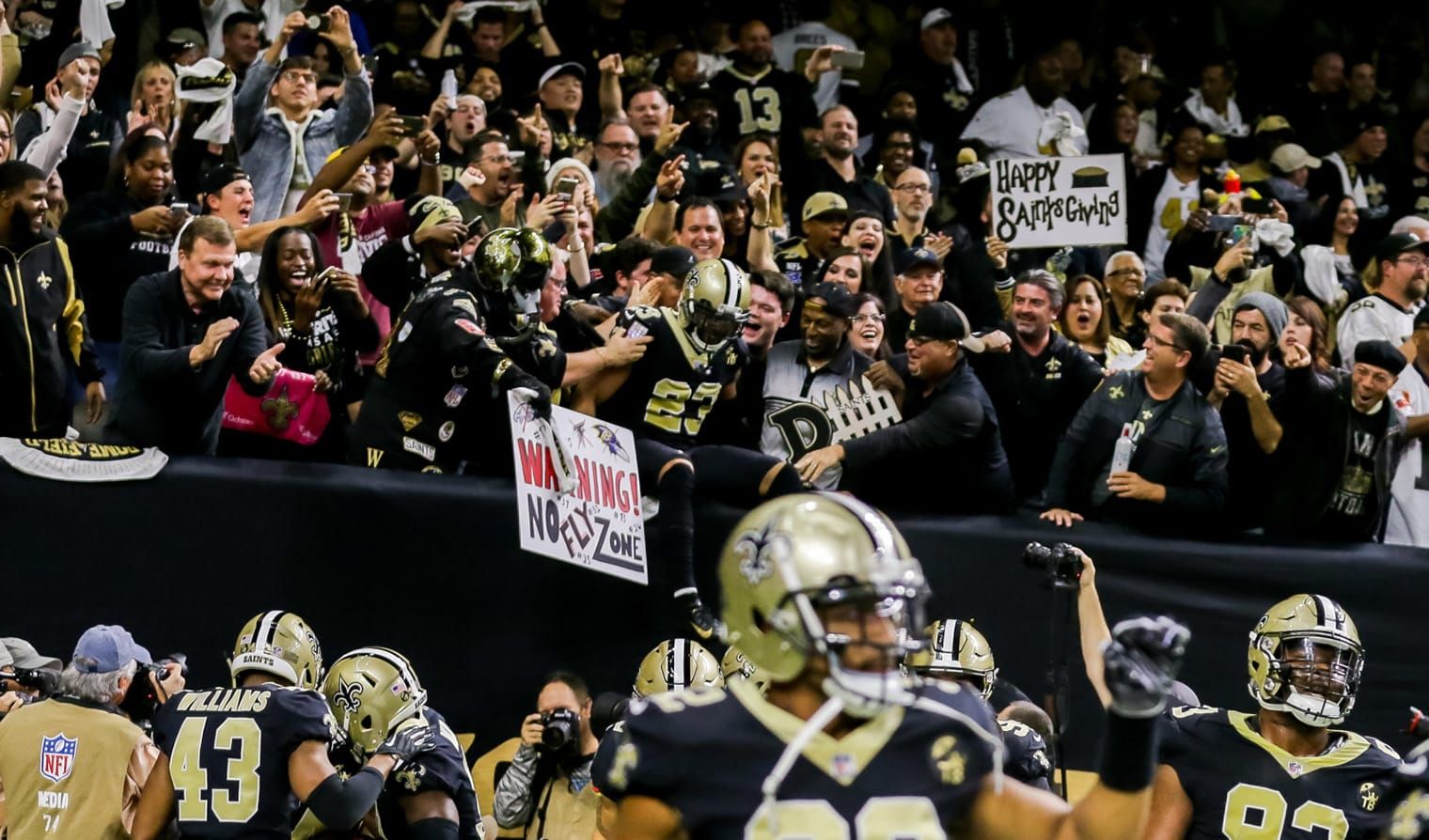 New Orleans Saints Fan Rankings | Best Fans New Orleans Saints