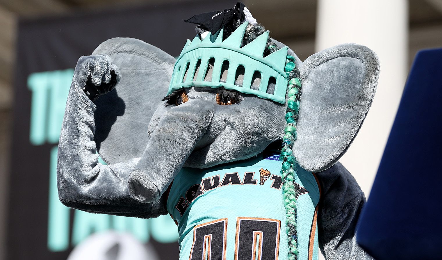 New York Liberty Mascot Ellie the Elephant Fandom | Biggest Fandoms in ...